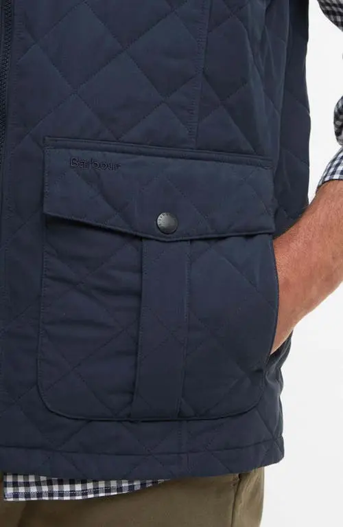 Barbour Quilted Vest - Navy