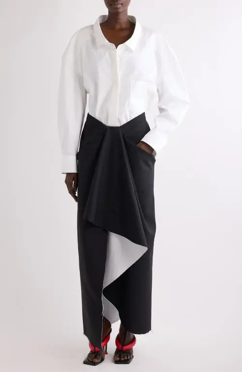 Givenchy Wide Collar Cotton Poplin Shirt