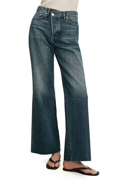 Veronica Beard Taylor High-waist Ankle Wide-leg Jeans - City Lights