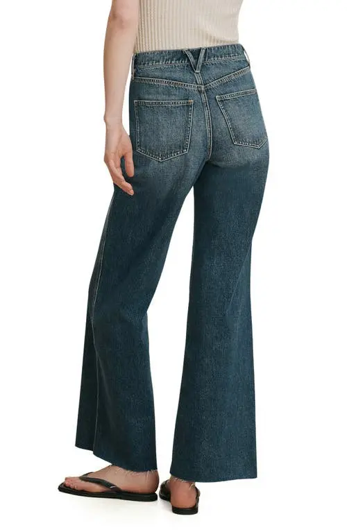 Veronica Beard Taylor High-waist Ankle Wide-leg Jeans - City Lights