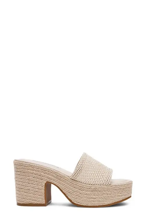 Steve Madden Trippy Platform Sandal - Natural