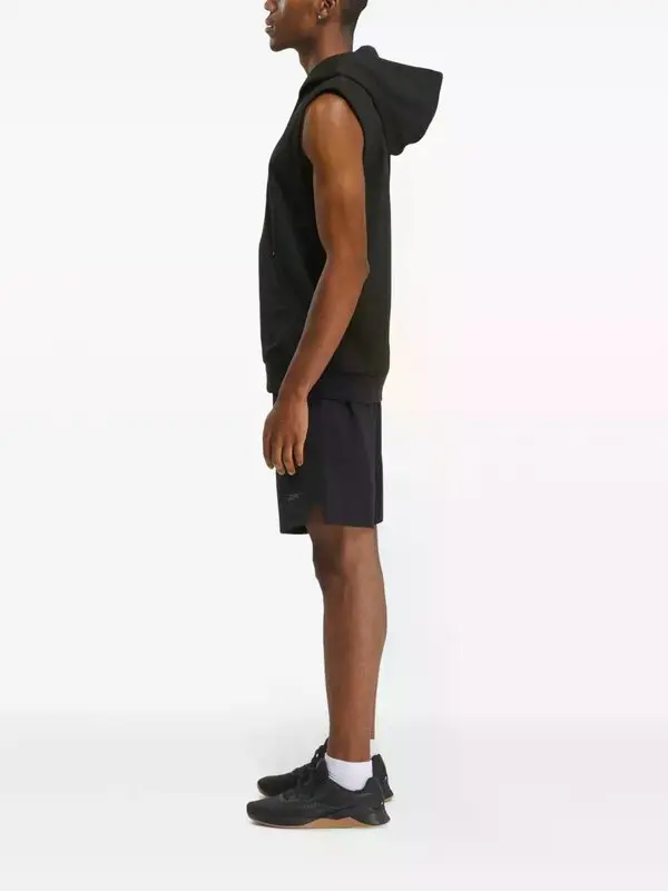 REEBOK Logo-print Sleeveless Hoodie