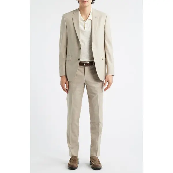 ALLSAINTS Ross Slim Fit Suit - Sand
