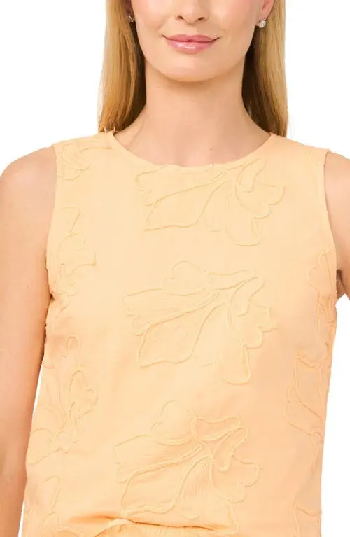 CECE DUPRAZ Floral Embroidered Sleeveless Top