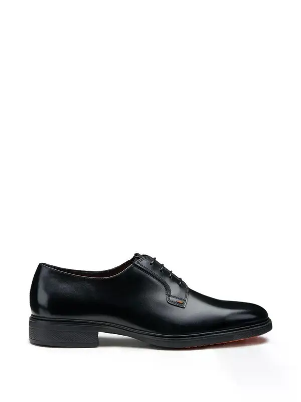 Santoni Leather Derby Shoes