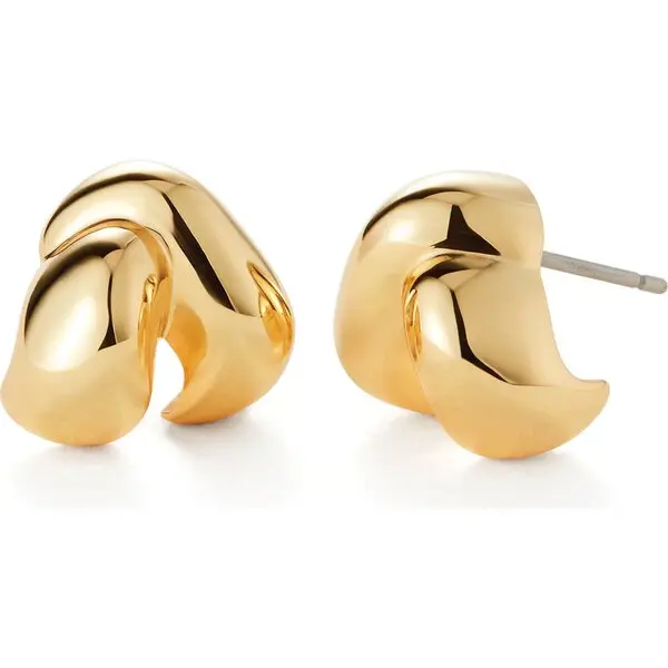 Jenny Bird Beatrix Huggie Earrings - High Polish Gold