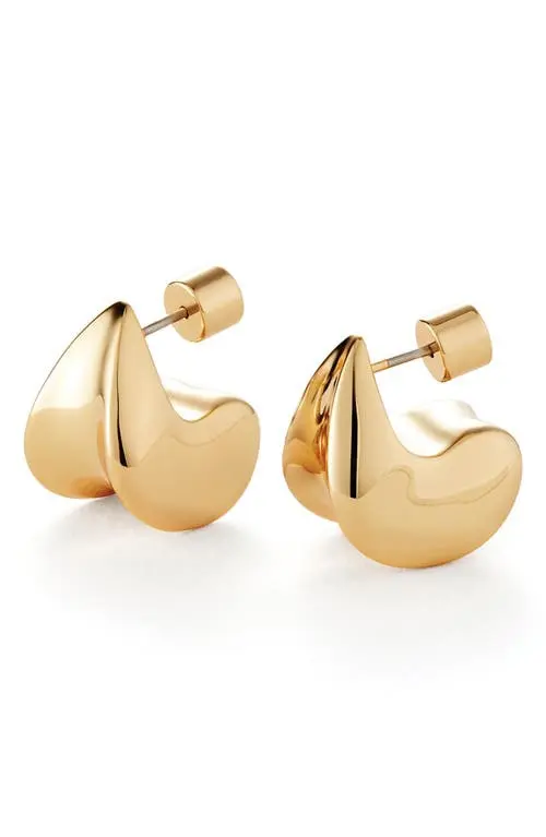 Jenny Bird Small Paige Puff Earrings - High Polish Gold
