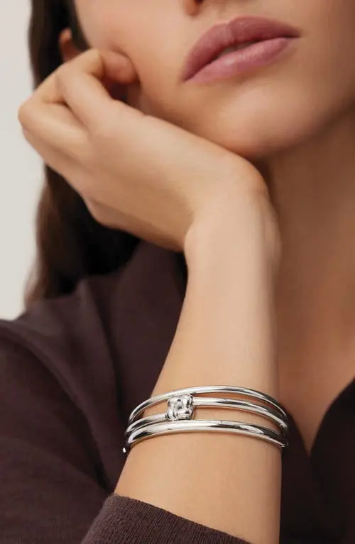 Jenny Bird Slim Woven Square Bangle