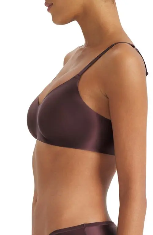 ADIDAS ORIGINALS Bonded Wireless T-shirt Bra - Shadow Brown