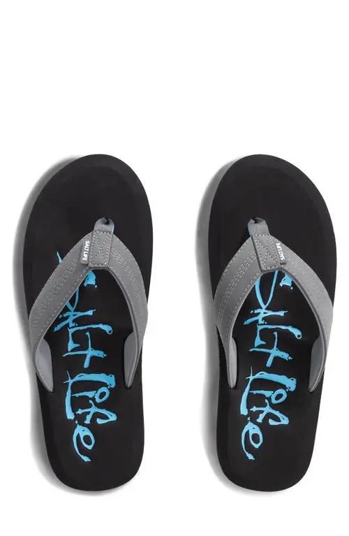 SALT LIFE Skiff Flip Flop - Black