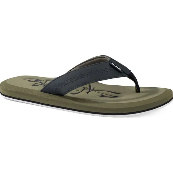 SALT LIFE The Skiff Flip Flop - Olive
