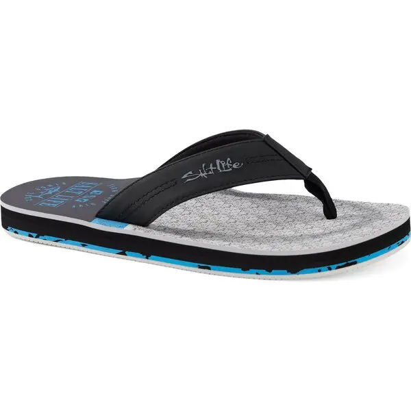 SALT LIFE The Harbor Flip Flop - Black Black