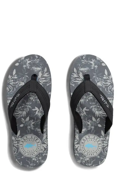 SALT LIFE Harbor Flip Flop - Black