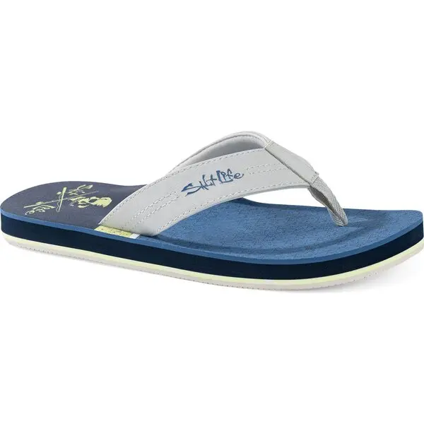 SALT LIFE The Harbor Flip Flop - Grey/grey