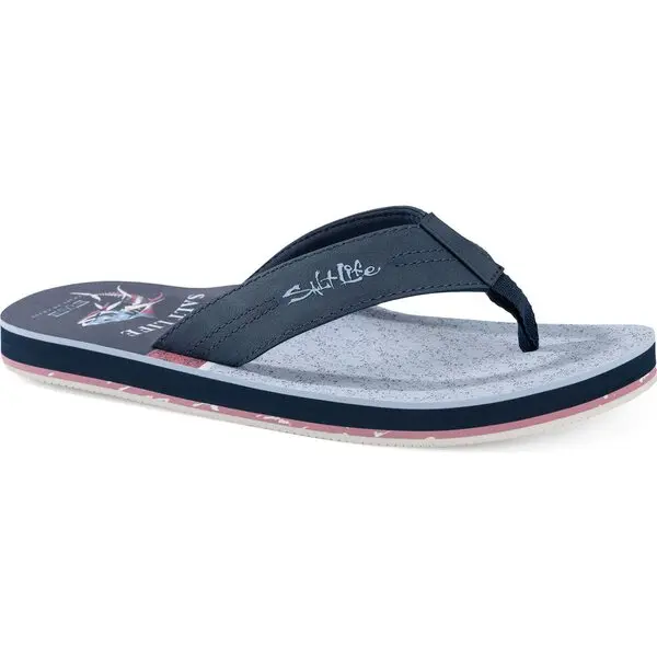 SALT LIFE The Harbor Flip Flop - Navy/navy