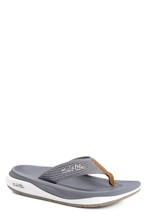 SALT LIFE The Saltwater Flip Flop - Grey