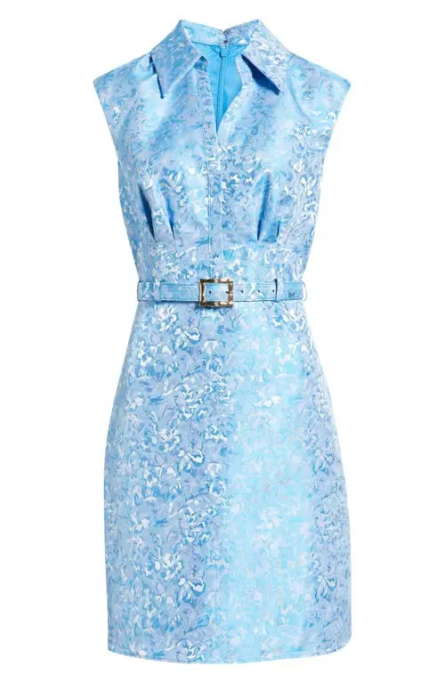 adrianna papell floral jacquard cocktail dress Floral Jacquard Fit & Flare Cocktail Dress (Women)
