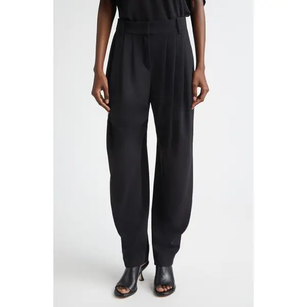 Michael Kors Pleated Barrel Leg Trousers
