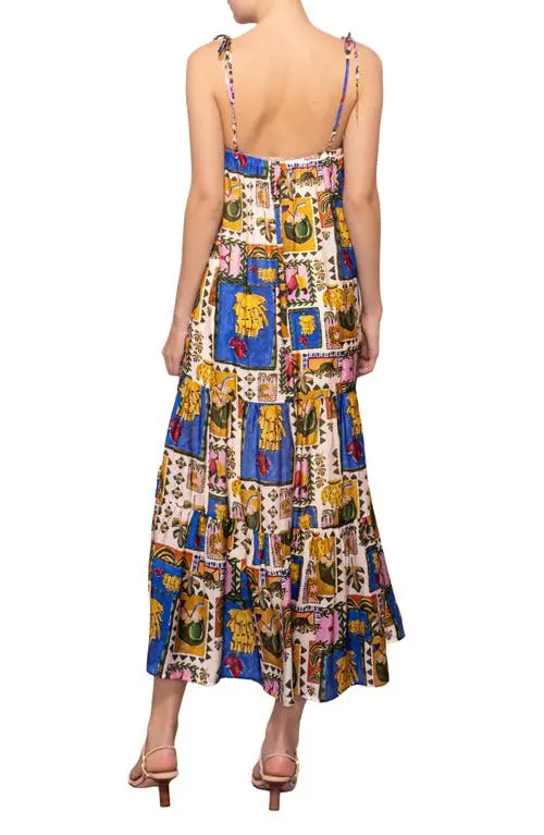 MELLODAY Trapeze Maxi Sundress