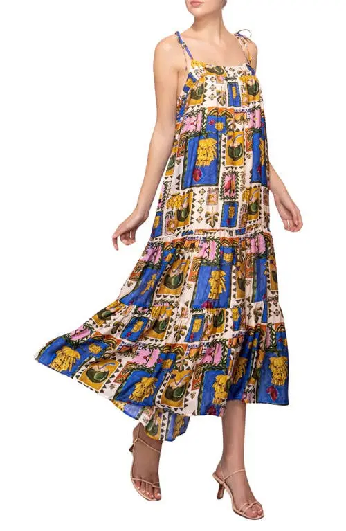MELLODAY Trapeze Maxi Sundress