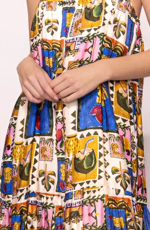 MELLODAY Trapeze Maxi Sundress