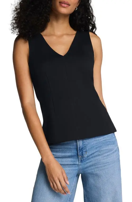Spanx V-neck Sleeveless Top - Classic Black