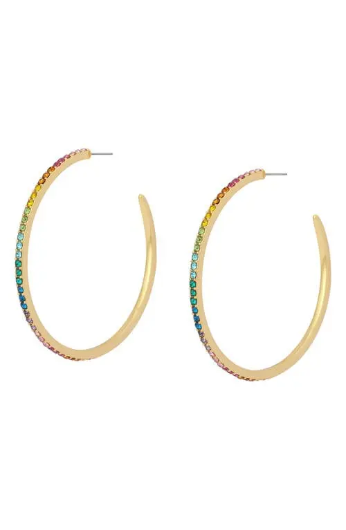Kurt Geiger Large Pavé Hoop Earrings