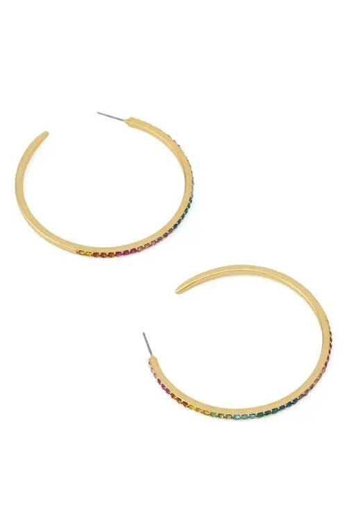 Kurt Geiger Large Pavé Hoop Earrings