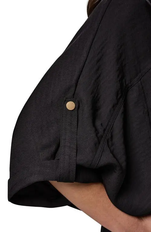 Donna Karan New York Dolman Sleeve Button-up Top