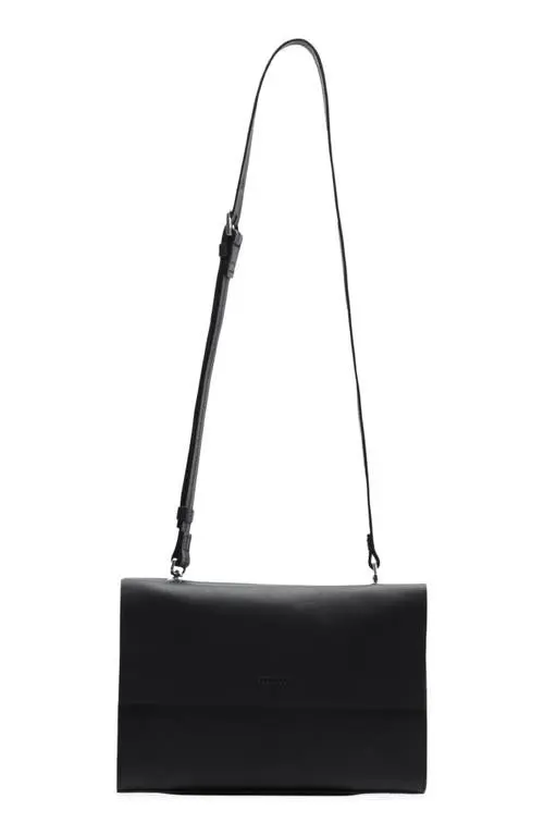 Écotorie Betty Leather Crossbody Bag - Black