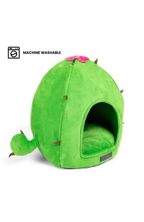 NANDOG PET GEAR Fun Collection Dog And Cat Bedcactus Hut