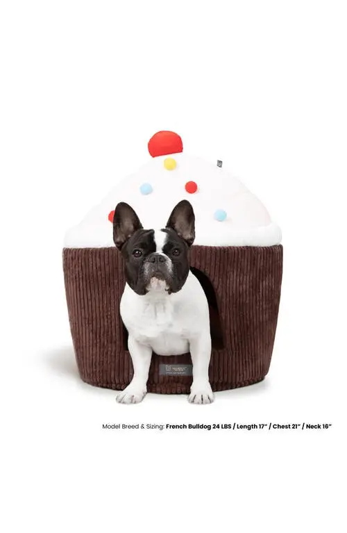 NANDOG PET GEAR Fun Collection Dog And Cat Bedcupcake Hut