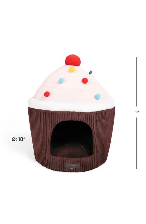 NANDOG PET GEAR Fun Collection Dog And Cat Bedcupcake Hut