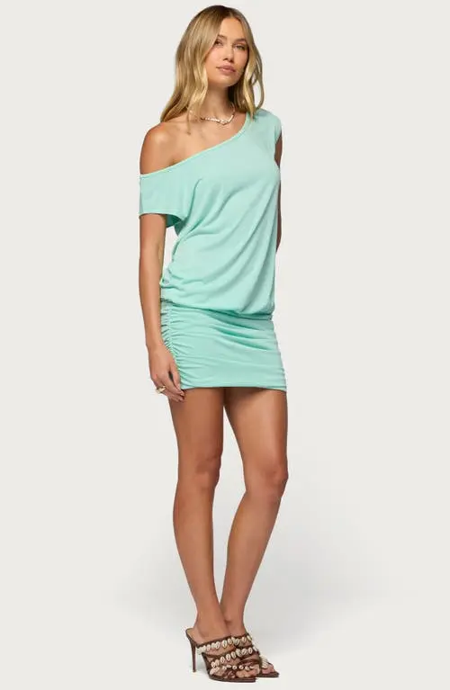 EDIKTED Marya One-shoulder Mini Dress