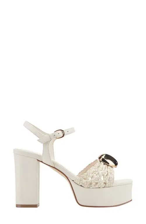 Marc Fisher Cabell Platform Sandals - Ivory