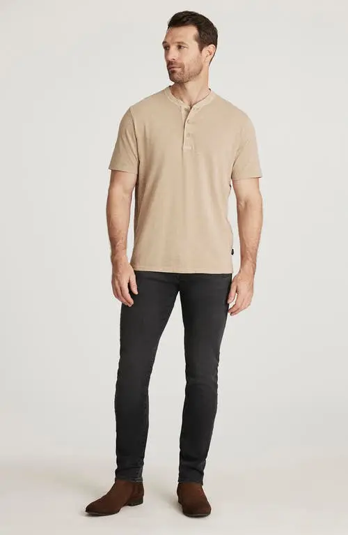 34 Heritage Slub Cotton Short Sleeve Henley - Twill