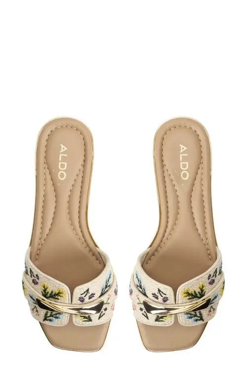 Aldo Darlina Floral Slide Sandal