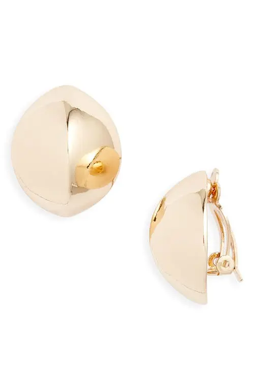 Nordstrom Orb Clip-on Earrings - Gold