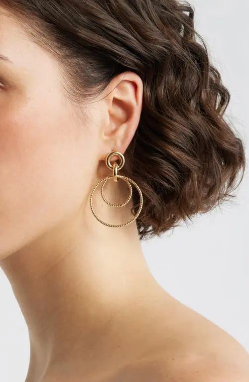 Nordstrom Linked Hoop Earrings