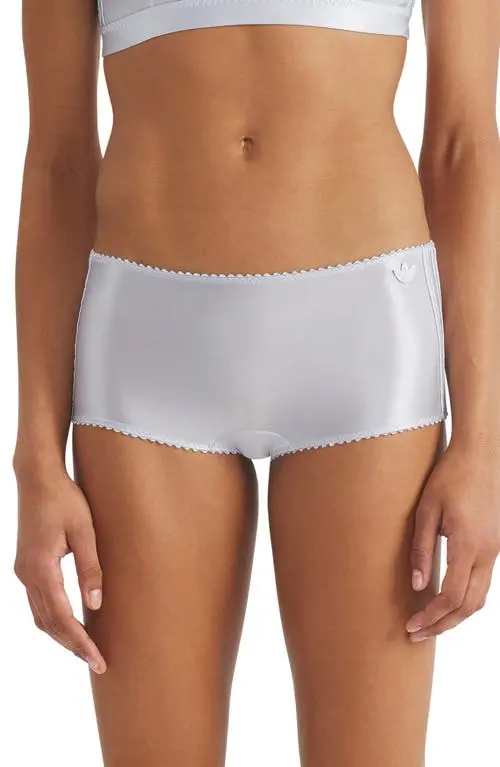 ADIDAS ORIGINALS Picot Trim Boyshorts - Crystal Sky