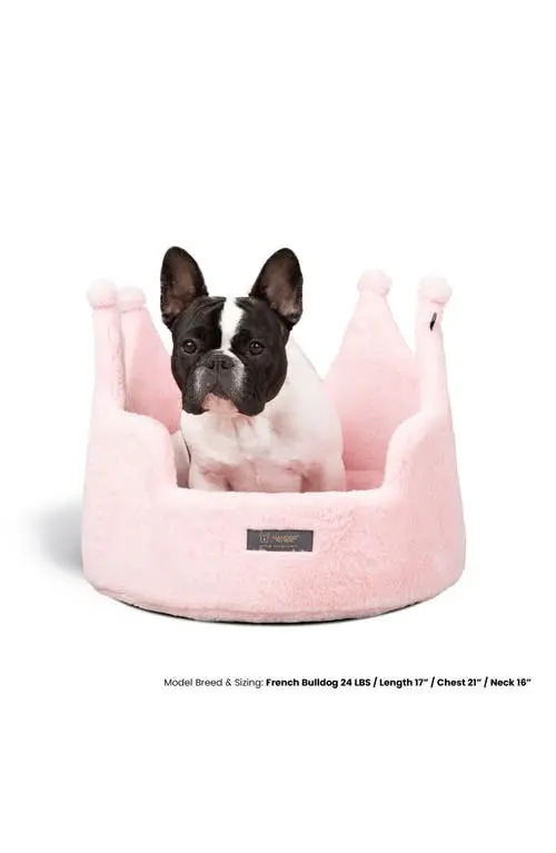NANDOG PET GEAR Crown Dog Bed For Cats & Dogs