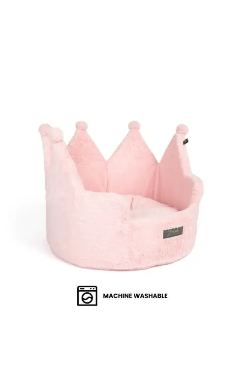 NANDOG PET GEAR Crown Dog Bed For Cats & Dogs