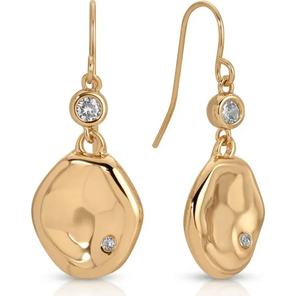 Ettika Circular Drop Earrings - Gold