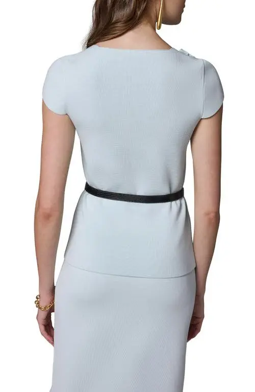 Donna Karan New York Sculpt Belted Top
