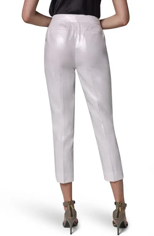 Donna Karan New York Metallic Linen Crop Pants