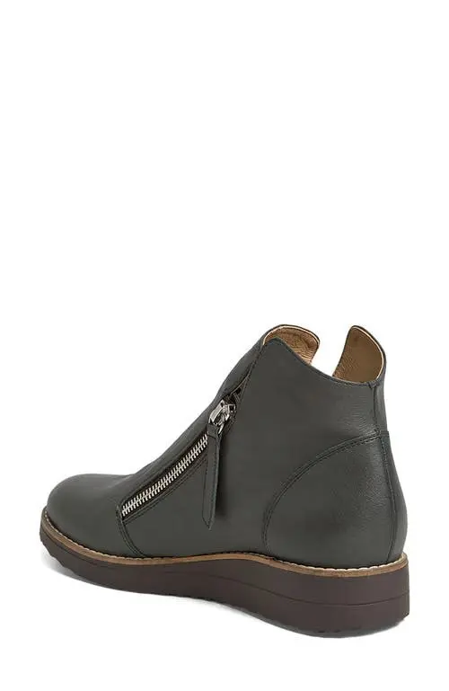 DJANGO AND JULIETTE Ohmy Double Zip High-top Sneakers - Olive Leather