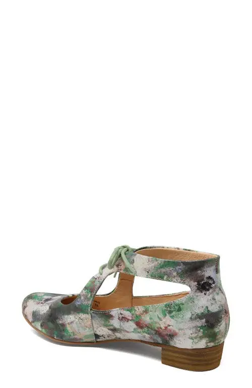 DJANGO AND JULIETTE Ewing Tie Low Heel - Emerald Smudge