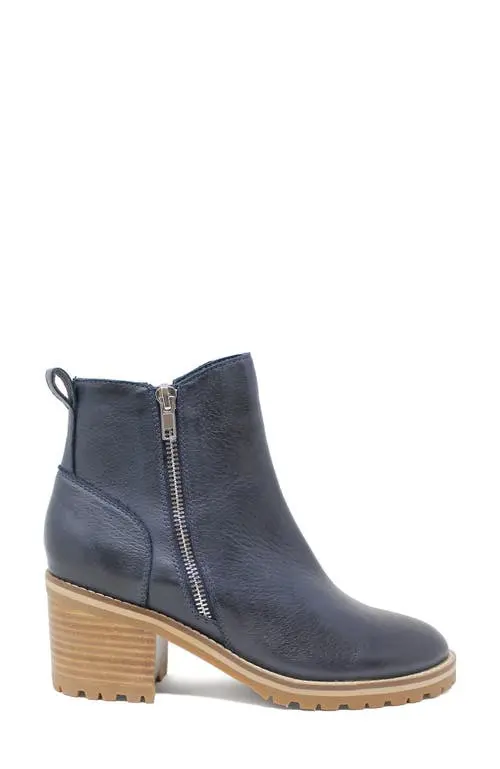 DJANGO AND JULIETTE Birdi Leather Ankle Boots - Navy Leather