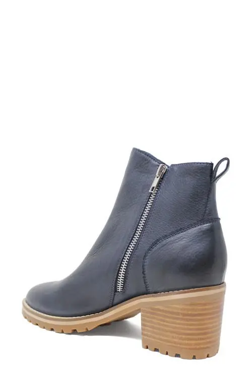DJANGO AND JULIETTE Birdi Leather Ankle Boots - Navy Leather
