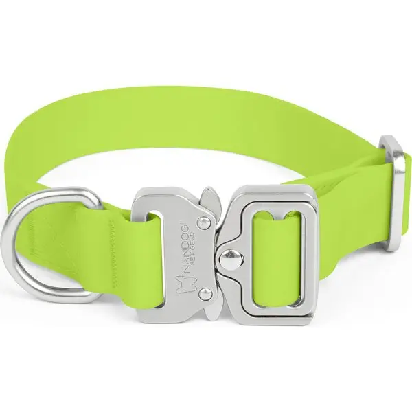 NANDOG PET GEAR Waterproof Poly-flex Sport Dog Collar - Green